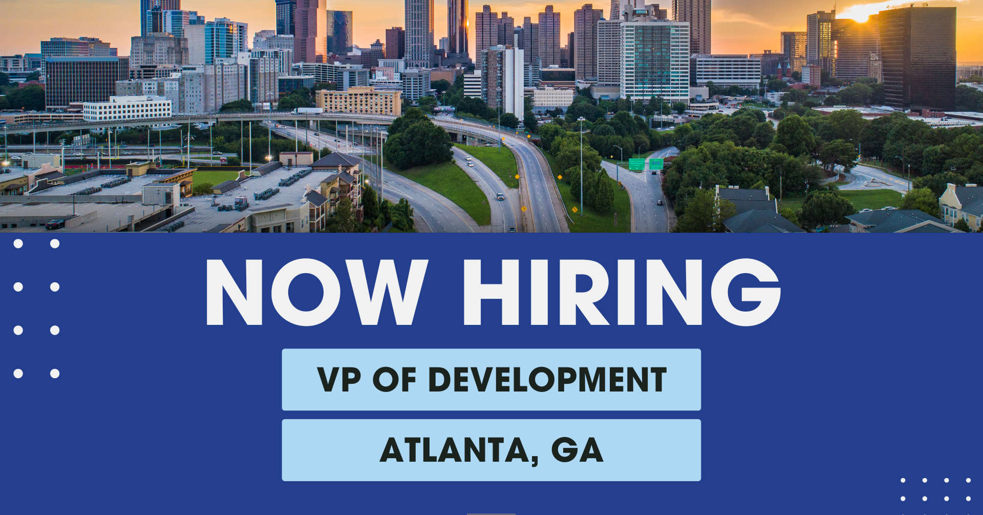 Now Hiring: Vice President of Development
